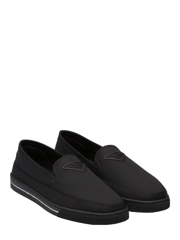 Prada Re-nylon Slip-on Sneakers - Black