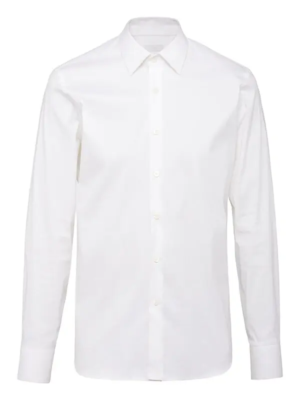 Prada Stretch Poplin Shirt - White