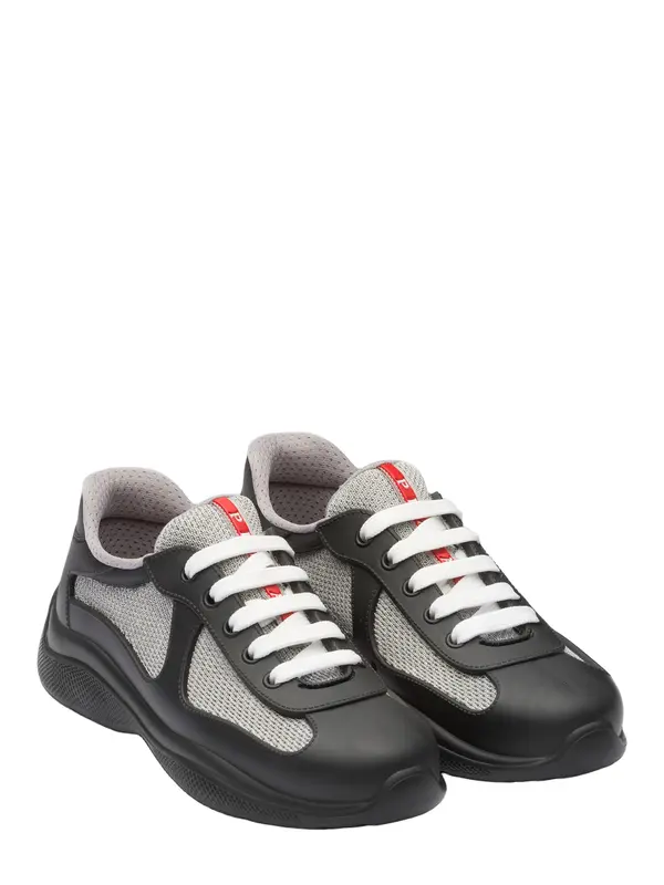 Prada America's Cup Sneakers - Black