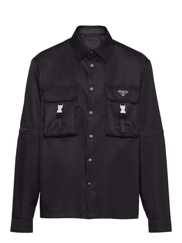 Prada Re-nylon Shirt - Black