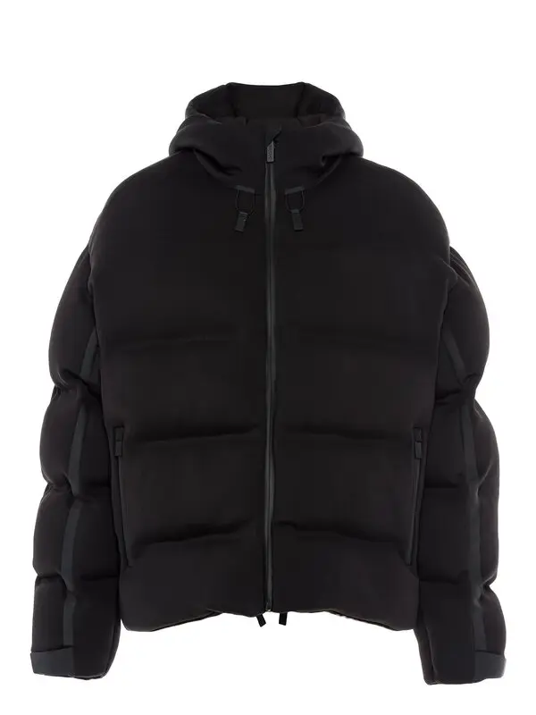 Prada Padded Recycled Double Jersey Jacket - Black