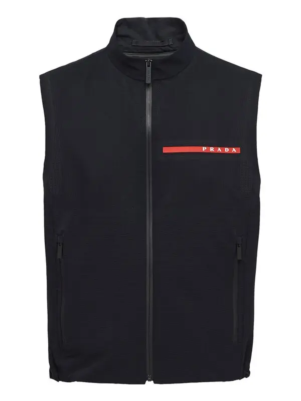 Prada Light Bi-stretch Vest - Black
