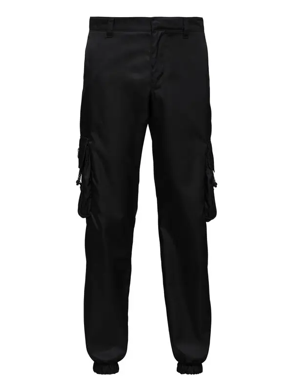 Prada Re-nylon Extra-slim Fit Pants - Black