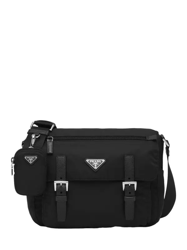 Prada Re-nylon Shoulder Bag - Black