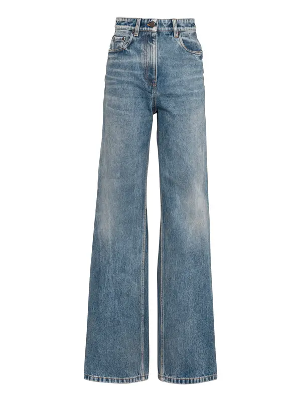 Prada Five-pocket Denim Jeans - Sky Blue