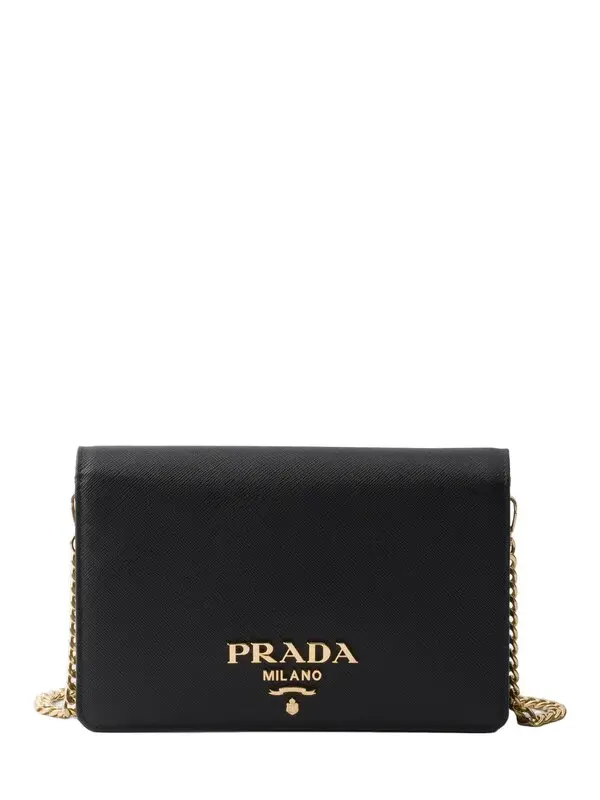 Prada Saffiano Leather Mini Bag - Black