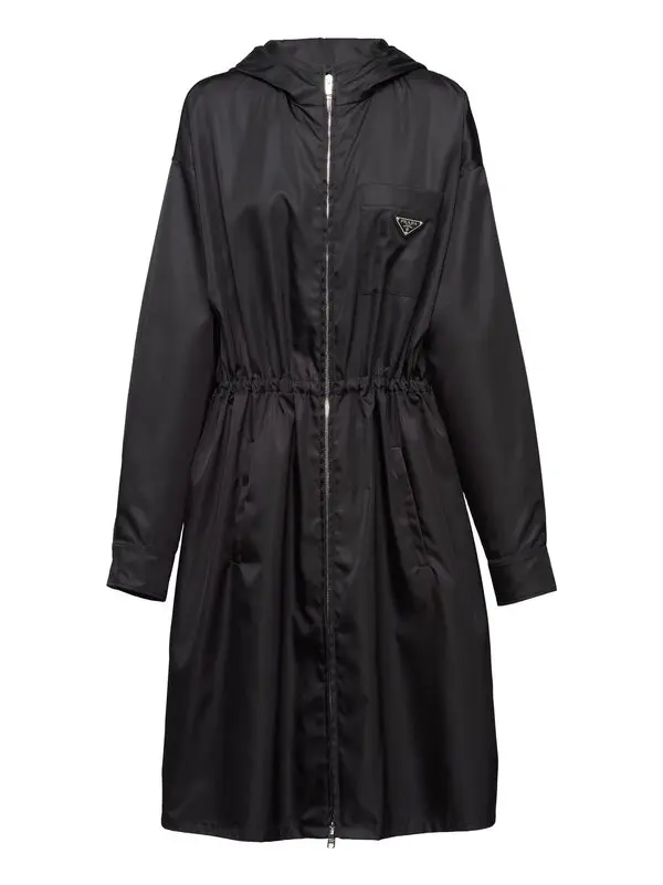 Prada Re-nylon Raincoat - Black