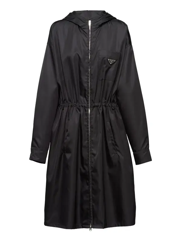 Prada Re-nylon Raincoat - Black