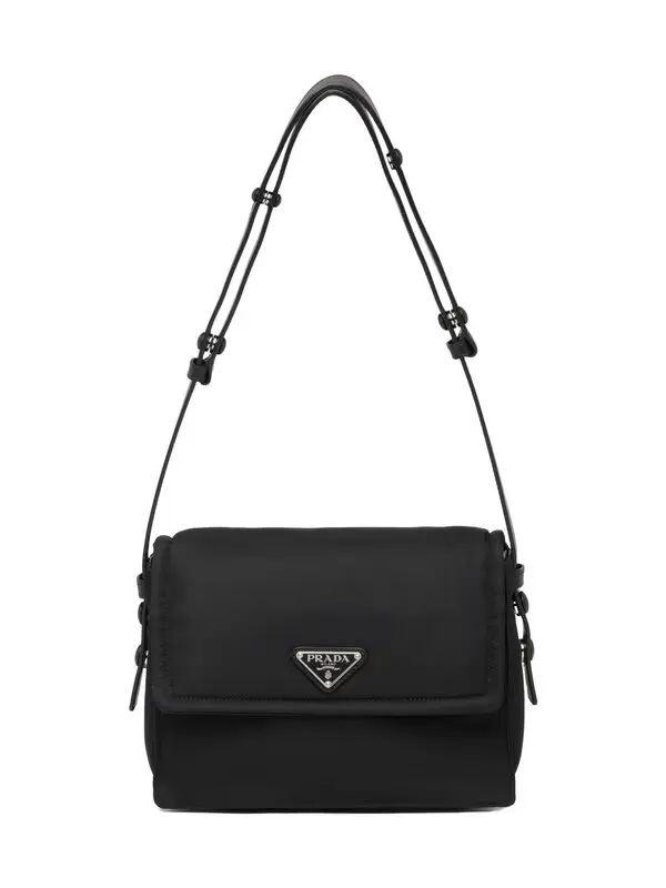 Prada Small Padded Re-nylon Shoulder Bag - Black