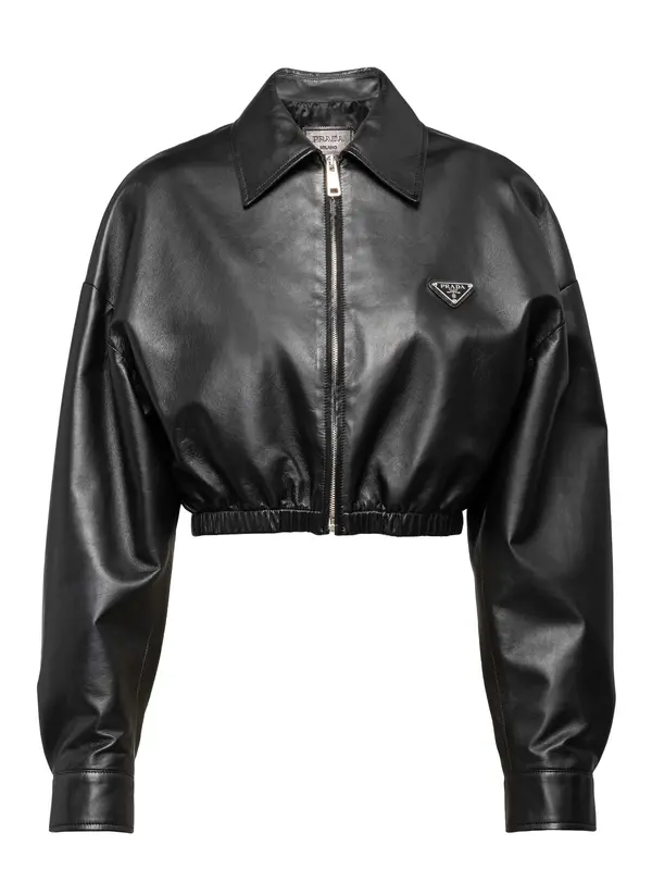 Prada Leather Jacket - Black
