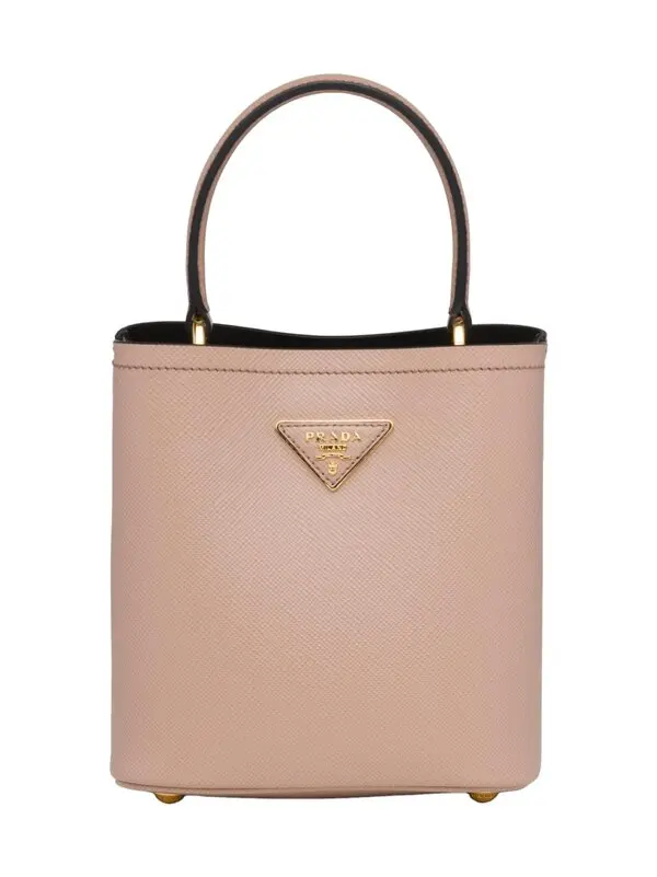Prada Panier Small Saffiano Leather Bag - Pink