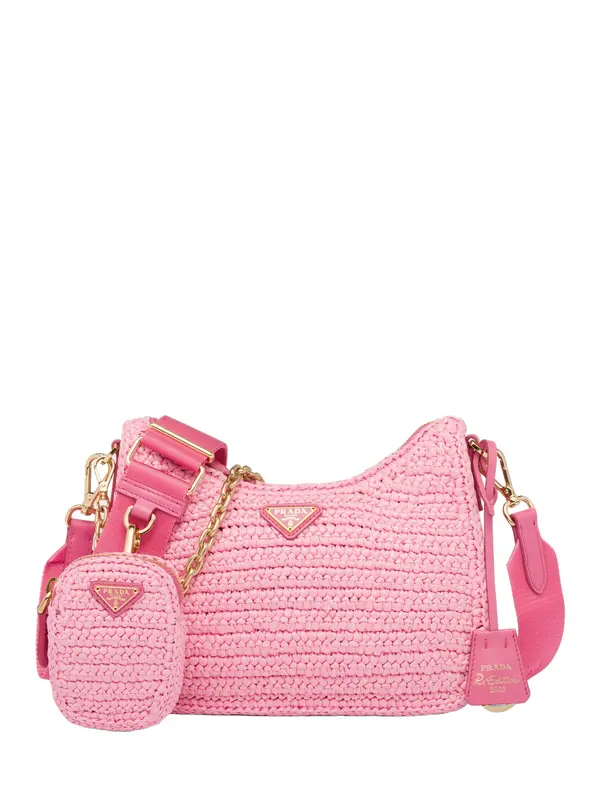 Prada Re-edition 2005 Crochet Bag - Petal Pink