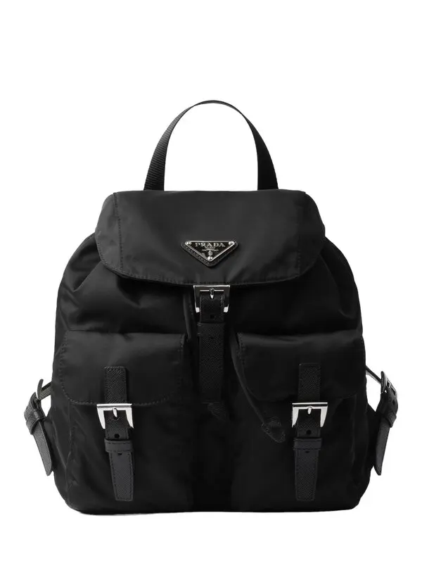 Prada Re-nylon Backpack - Black