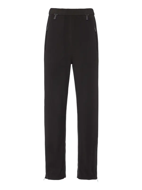 Prada Recycled Technical Fleece Joggers - Black