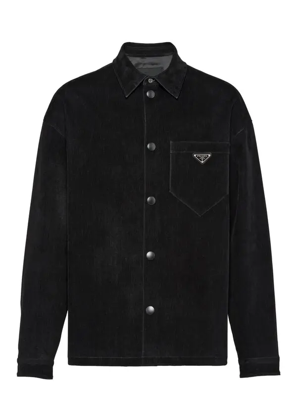 Prada Stretch Cotton Shirt - Black