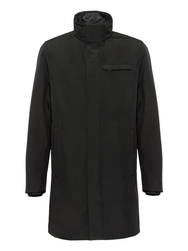 Prada Technical Fabric Raincoat - Black