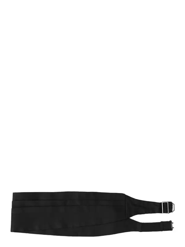 Prada Satin Tuxedo Cummerbund - Black