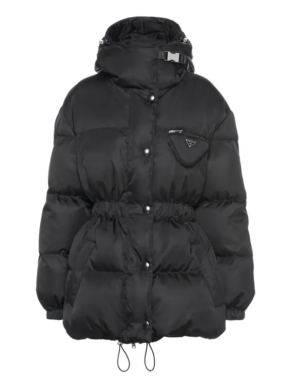 Prada Re-nylon Down Jacket - Black