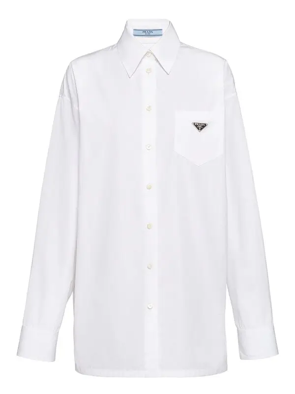 Prada Poplin Shirt - White