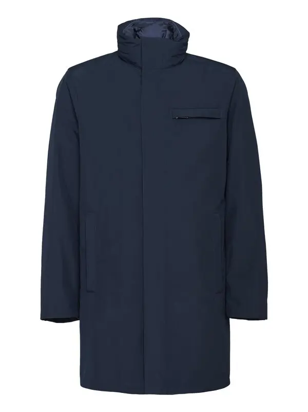 Prada Technical Fabric Raincoat - Blue