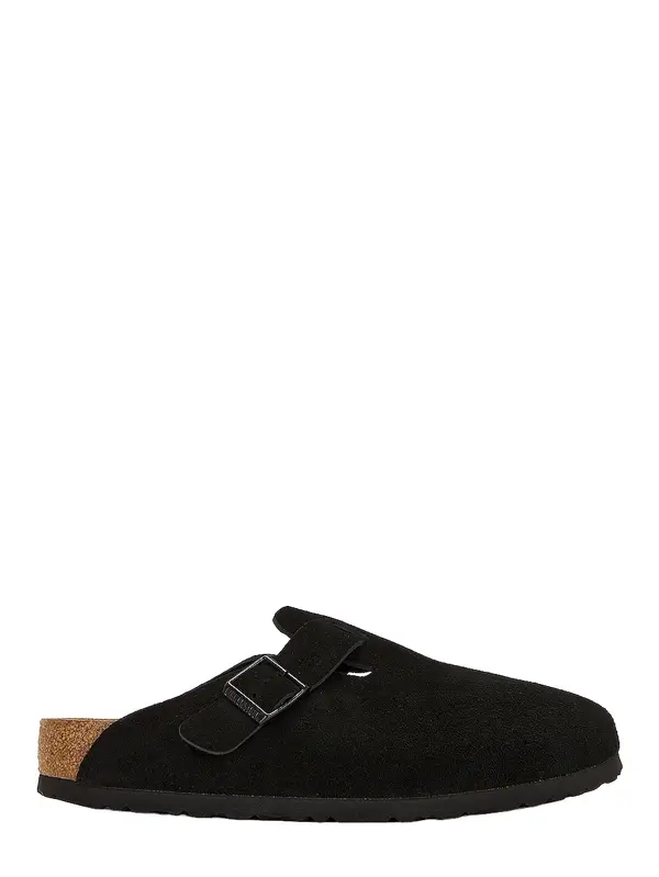 BIRKENSTOCK Boston Soft Footbed - Black