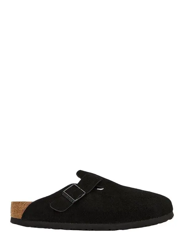 BIRKENSTOCK Boston Soft Footbed - Black