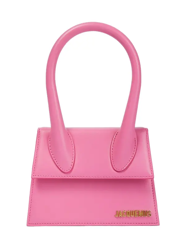 Jacquemus Le Chiquito Moyen Leather Shoulder Bag - Pink