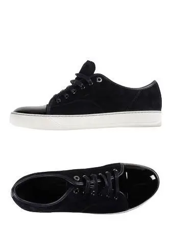 LANVIN Sneakers In Calfskin - Blue