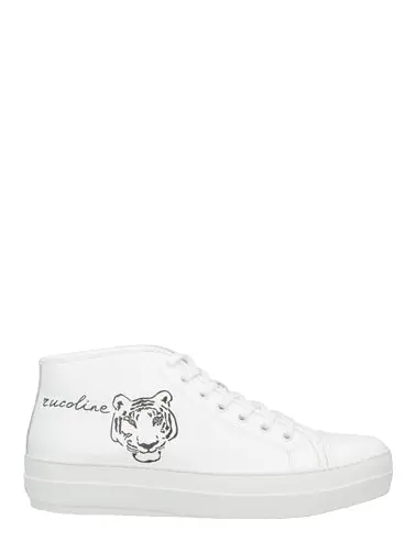 RUCOLINE Leather High-top Sneakers - White