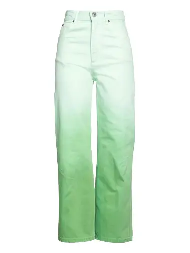 Sandro Light Cotton Wide Leg Jeans - Green