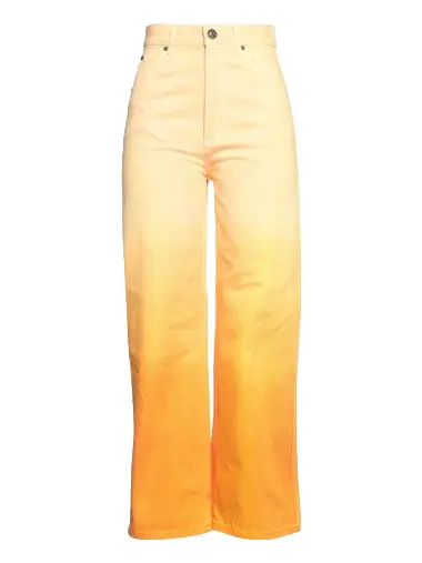 Sandro Light Cotton Wide Leg Jeans - Orange