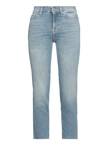 7 For All Mankind Jeans In Cotton Blend - Blue