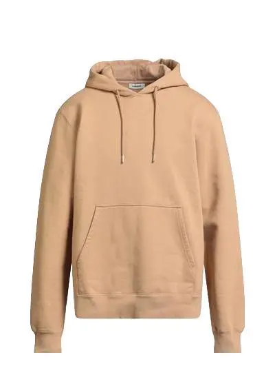 Sandro Cotton Blend Fleece Hoodie - Beige