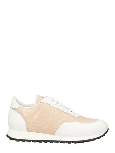 GIUSEPPE ZANOTTI Leather Sneakers - Beige