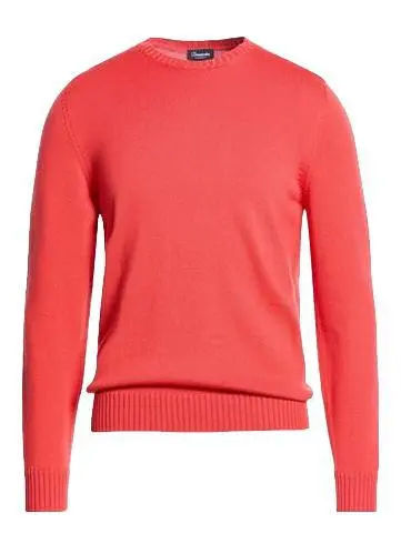 DRUMOHR Sweater In Merino Wool - Tomato Red