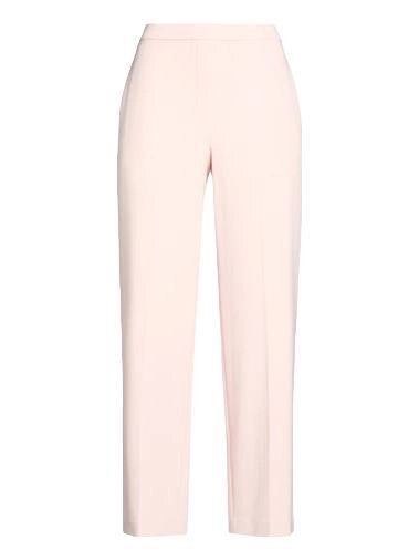 Theory Triacetate And Polyester Tapered Cropped Pants - Pink
