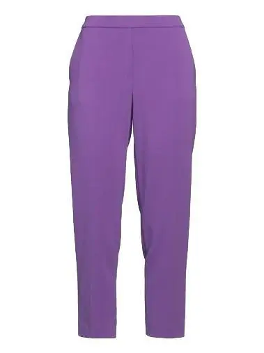 Theory Tapered Crepe Pants - Purple