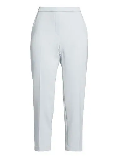 Theory Triacetate And Polyester Tapered Cropped Pants - Sky Blue