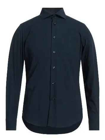 Roberto Cavalli Shirt Size Cotton, Elastane - Navy Blue