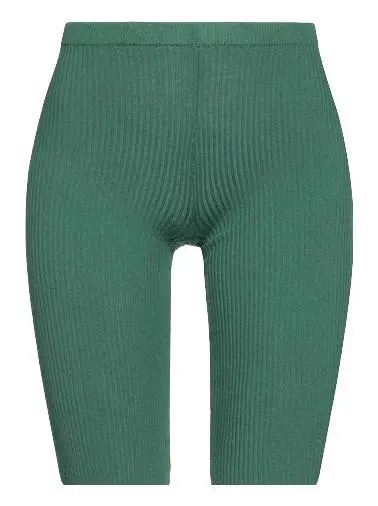 ANTONELLA RIZZA Ribbed Wool Bike Shorts - Green