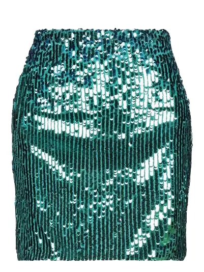 ANIYE BY Sequined Mini Skirt - Blue