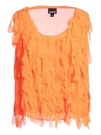 Just Cavalli Crepe Top - Orange