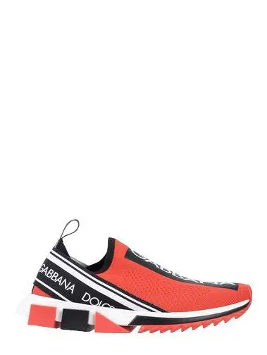 Dolce & Gabbana Textile Fibers And Rubber Low-top Sneakers - Red
