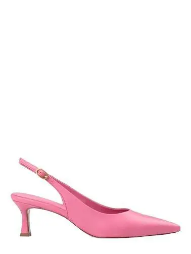 BIANCA DI Soft Leather Slingback Pumps - Pink