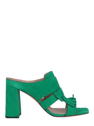 Santoni Leather Sandals - Green