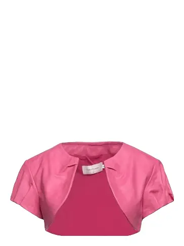 TWENTY EASY BY KAOS Leather Shrug - Pink