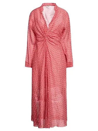 Sandro Maxi Shirt Dress - Red