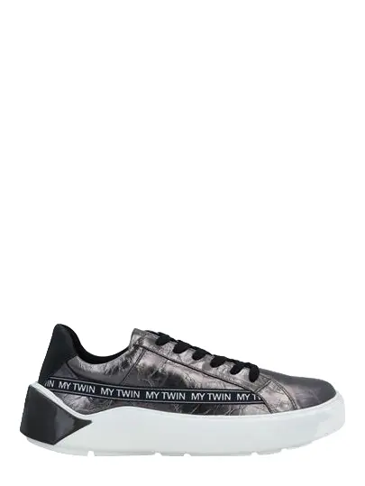 MY TWIN TWINSET Laminated Sneakers - Grey