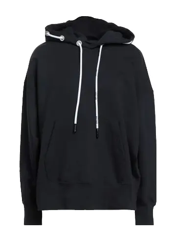 Palm Angels French Terry Hooded Sweatshirt - Black