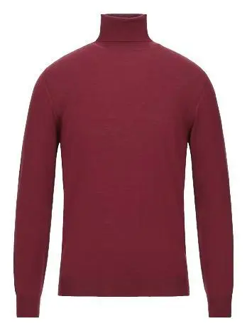 DRUMOHR Turtleneck Super 140s Wool - Red